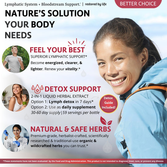 Blood Cleanser + Lymphatic Flush | Restored By Life